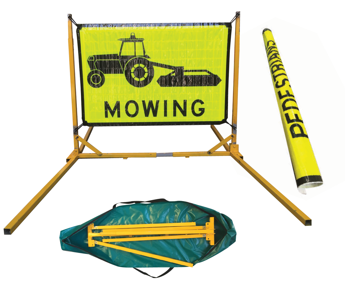 Stable Stand & Sign Kit – Heavy-Duty Portable Traffic Control Stand ...