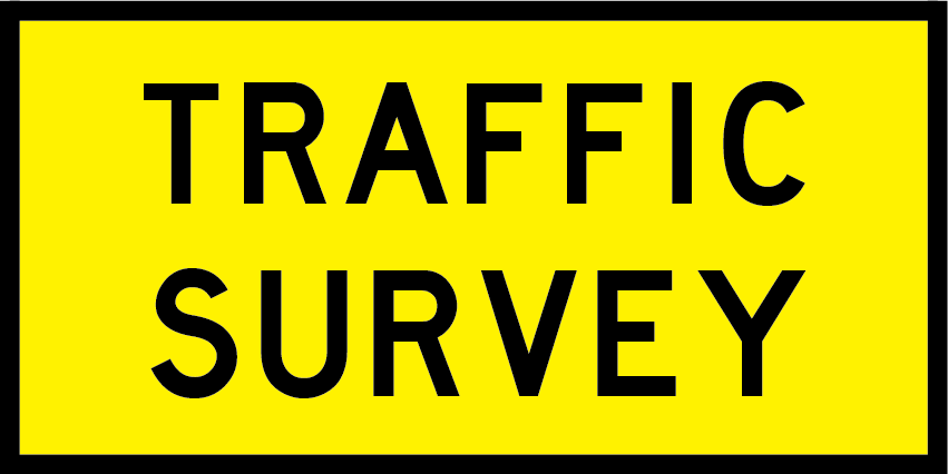 Traffic Survey (T2-22n) Sign | Global Safety Industries – Yellow CL400 ...