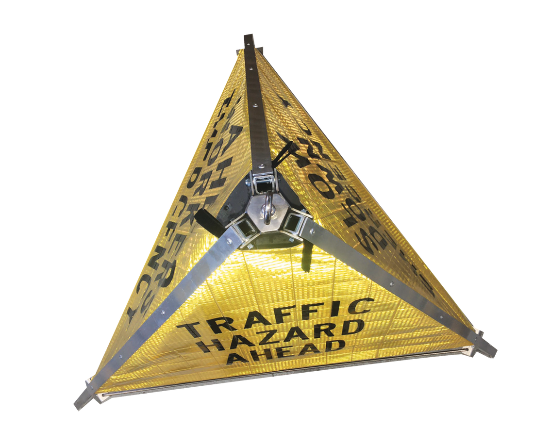TRI ROLL UP SIGN STAND ONLY– Global Safety Industries
